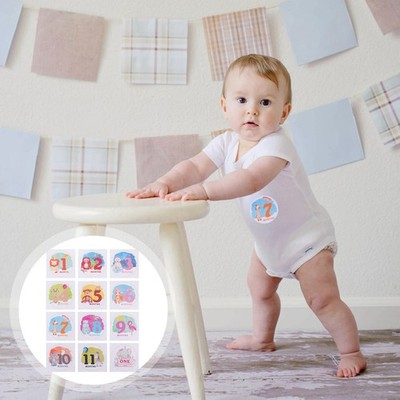 Newborn Month Sticker Infant Stickers Milestone Baby Photo Supplies ...