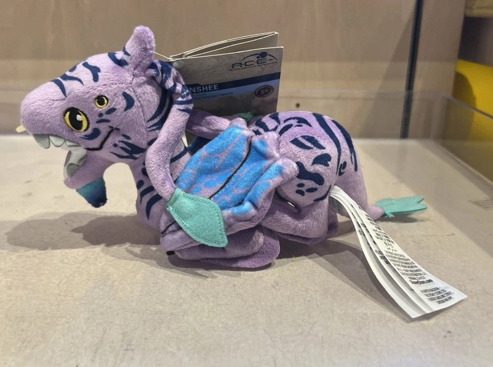Disney Parks 2026 Avatar Pandora Purple Banshee SMALL Shoulder Pal ...