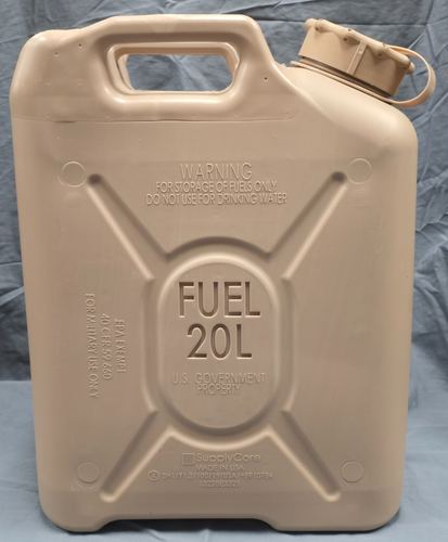BRAND NEW Military Fuel Cans MFC 5 Gallon / 20 L Scepter Field Drab ...