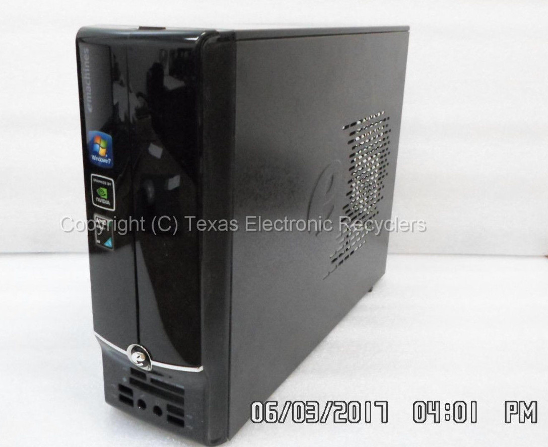 eMachines EL1333G-01W EL1333G Mini Tower Empty PC Desktop Case | Black ...