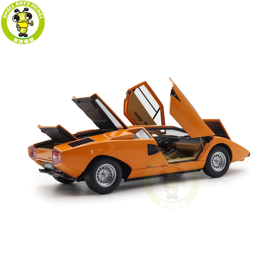 1/18 Lamborghini Countach LP400 AUTOart 74647 Orange Diecast Model Car ...