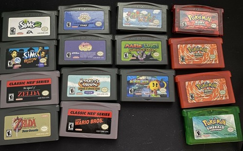 Untested Game Boy Advance (SP) Cartridges | eBay