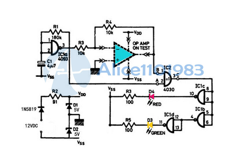 Operational Amplifier OP AMP Tester For Single Dual opamp TL071 TL072 ...
