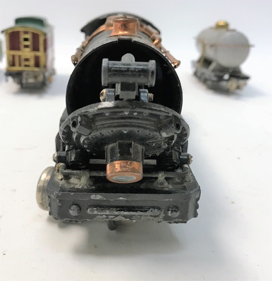 Estate Find! LIONEL PREWAR 262 2-4-2 STEAM LOCOMOTIVE W/ TENDER, 3 CARS ...