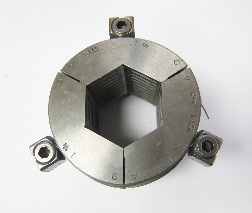 BALAS 3 PIECE MARTIN MASTER COLLET PADS 1-1/2" HEX SERRATED PART NO ...