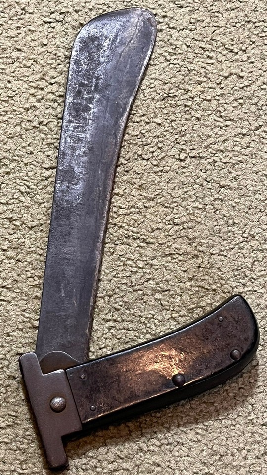 15.5” WWII Vintage Case XX World War II Folding Pilots Survival Knife ...