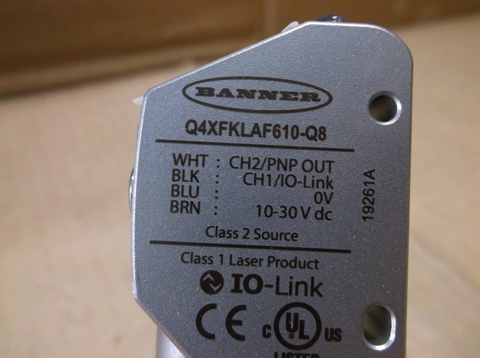 Q4XFKLAF610-Q8 Banner come Nuovo Laser Fotoelettrici Sensore ...