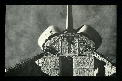Space chrome postcard Shuttle Columbia in space NASA onboard view | eBay
