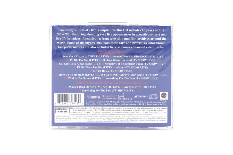 Bon Jovi - Classic Airwaves - The Best Of Bon Jovi Broadcasting Live ...