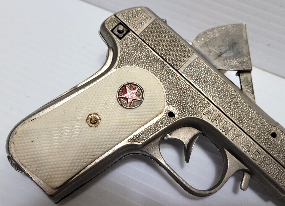 VINTAGE HUBLEY ARMY 45 DIE CAST CAP GUN | eBay