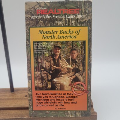 Vintage Monster Bucks Of North America VHS 1993 Realtree Camo Video | eBay