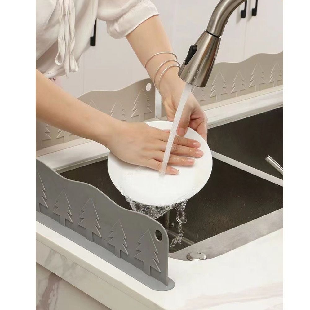 Wash Basin Water Splash Guard Sucker Anti-splash Board Water Baffle | eBay