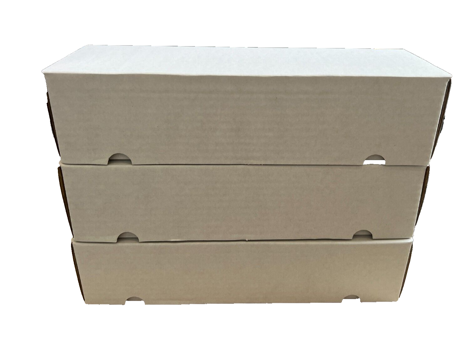 (3x) 580 CT COUNT Corrugated Cardboard Storage Box-Sport Trading Card ...