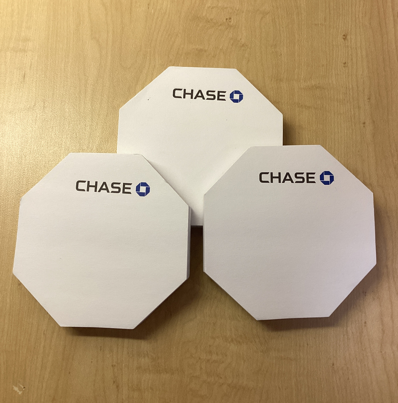 3 Chase Bank Hexagon Sticky Notes Packs Aforementioned Office, Home and ...