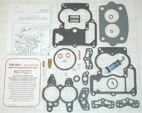 MERCRUISER MERCURY MARINE ROCHESTER 2GC CARB KIT 2.5L 3.0L 4/6 CYLINDER ...