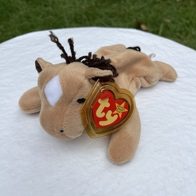 Ty Beanie Babies Derby Horse Plush w/ Hang Tag 1995 Retired Vintage MPN ...