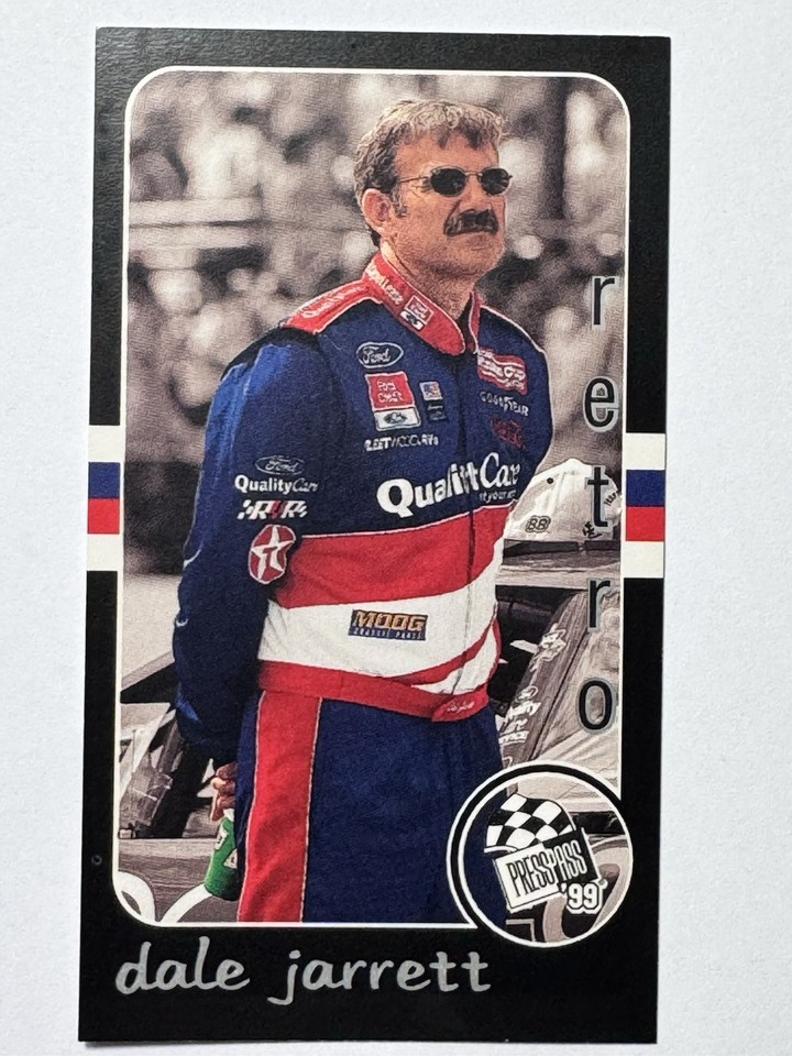 HOF'er DALE JARRETT 1999 Press Pass RETRO INSERT NASCAR Racing Card ...
