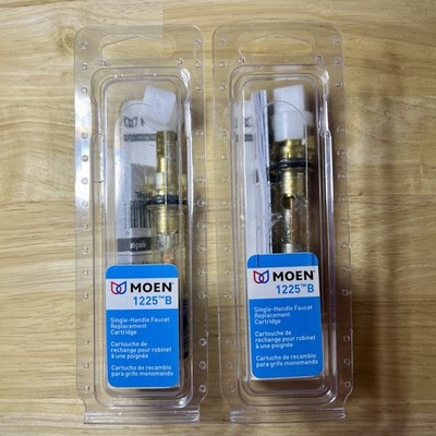 Lot of 2 NEW Genuine MOEN 1225B Single Handle Replacement Cartridge ...