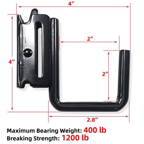 8 PCS E Track J Hooks Heavy Duty E Track X Track Steel Hanger, Spring ...