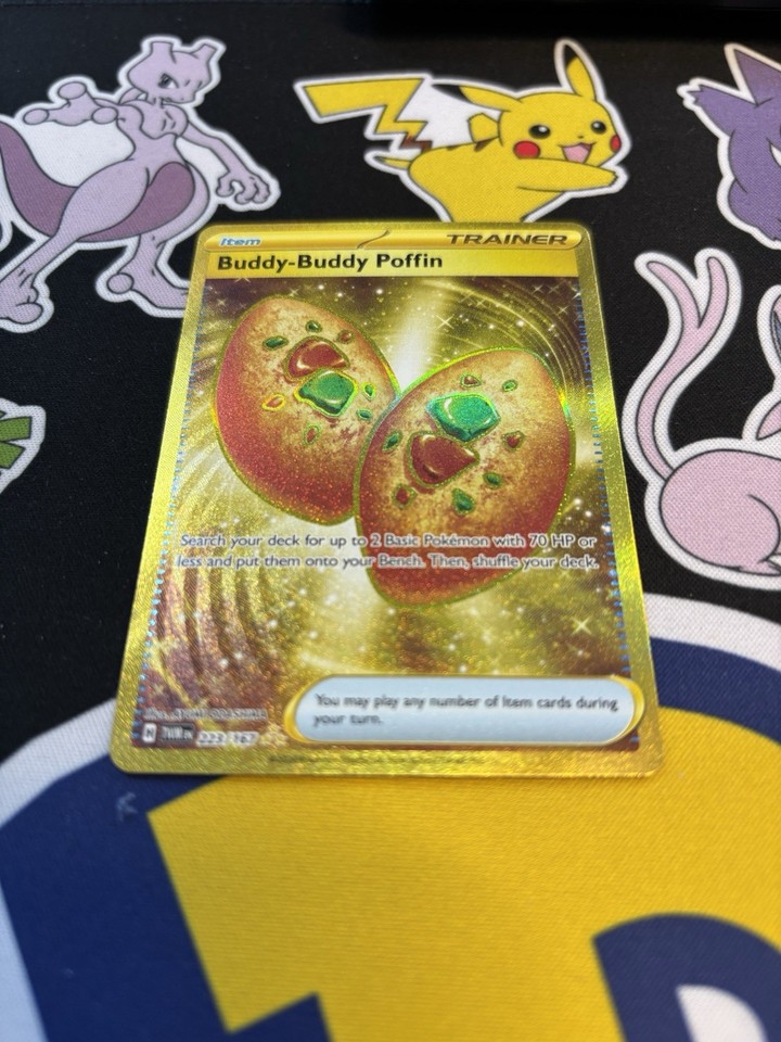 Pokémon TCG Buddy-Buddy Poffin Twilight Masquerade Holo Hyper Rare Card ...