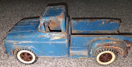 Vintage 1961 Blue Metal Tonka Toys Pickup Truck - All Original | eBay