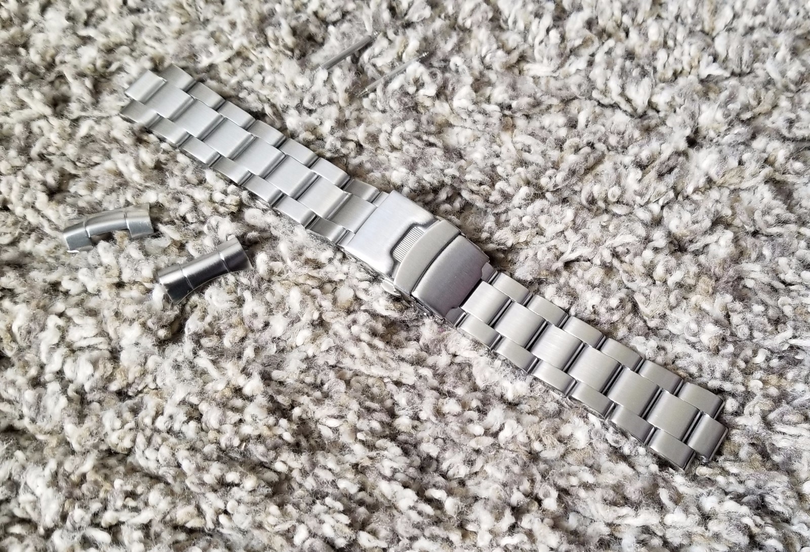 20mm Curved End SOLID Stainless Steel Watch Band FIT Invicta 89260B ...