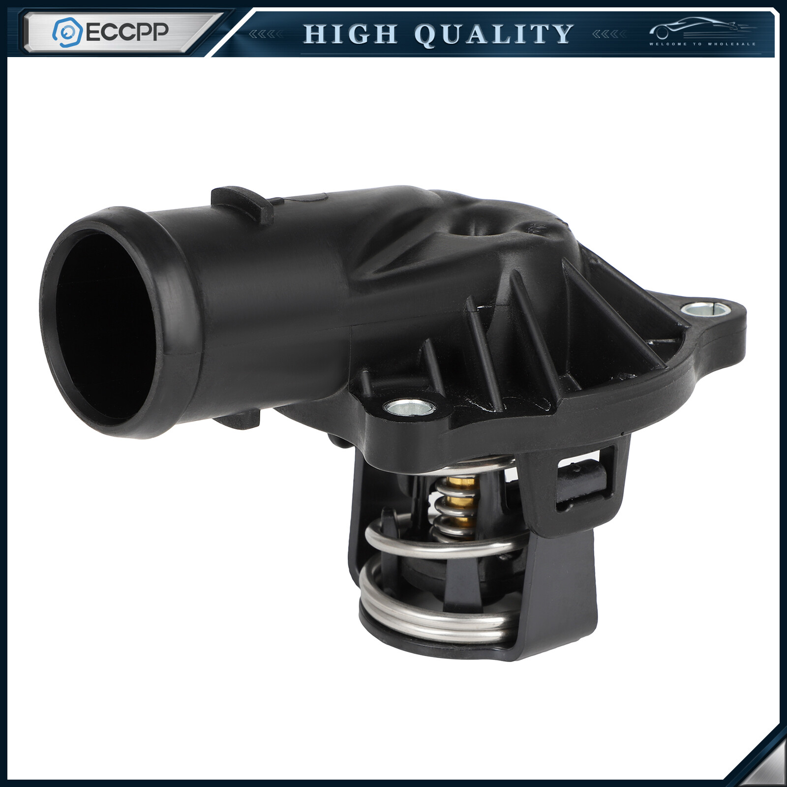 Thermostat Housing For Audi Q7 4.2L 2011-2012 Volkswagen Touareg 3.0L ...