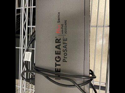 Netgear ProSafe Plus JGS524PE switche+pwr Cord | eBay