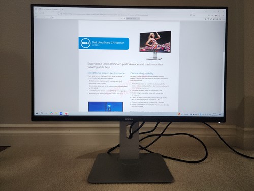 DELL ULTRASHARP U2715Hc 27" 2K WQHD IPS WIDESCREEN 16:9 LED PC MONITOR ...