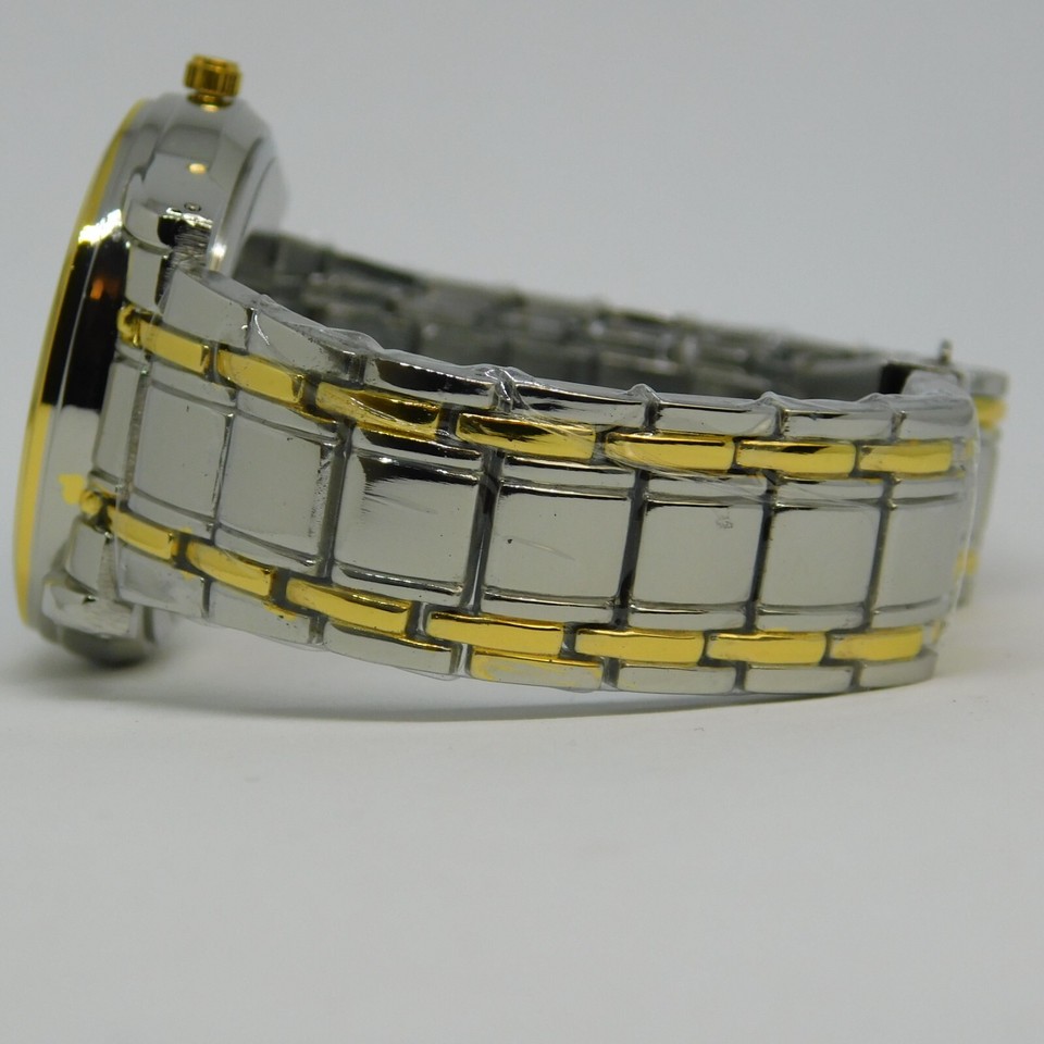 ORUSS 1853 Two Tone Quartz Analog Men's Watch Sz. 7 3/4" New Battery | eBay