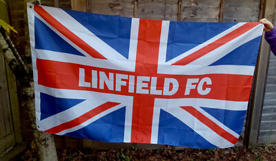Linfield Loyalist Flag 5ft by 3ft - Shirt Scarf Badge Poster Glasgow ...