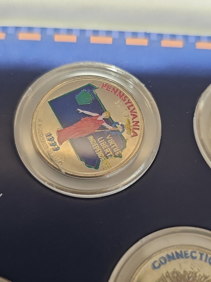1999 The Complete Colorized 20th Century State Quarter Collection | eBay