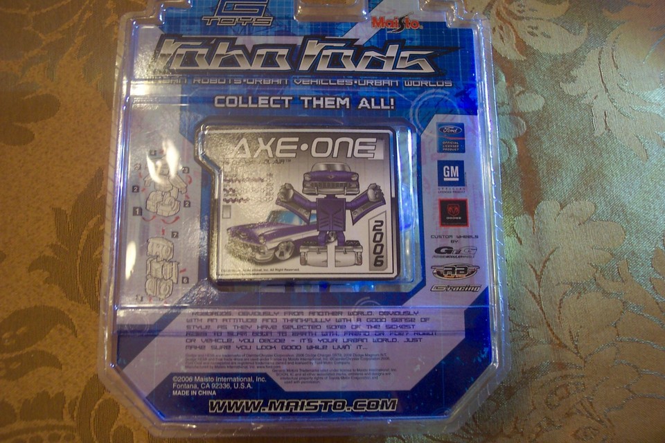 RARE MAISTO ROBO RODS 56 Chevy Belair BLUE ROBOTS TRANSFORMER ...