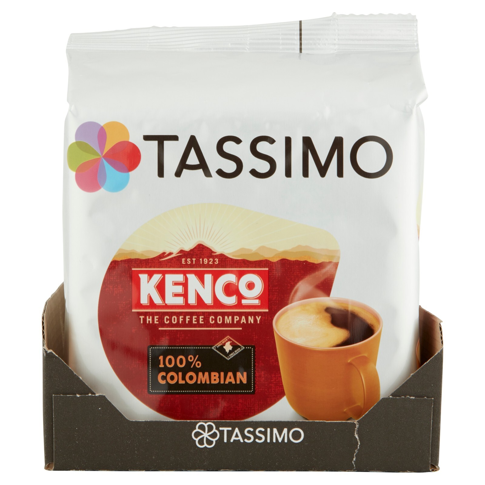 Tassimo Coffee Pods Kenco 100% Colombian 5 Packs (80 drinks ...