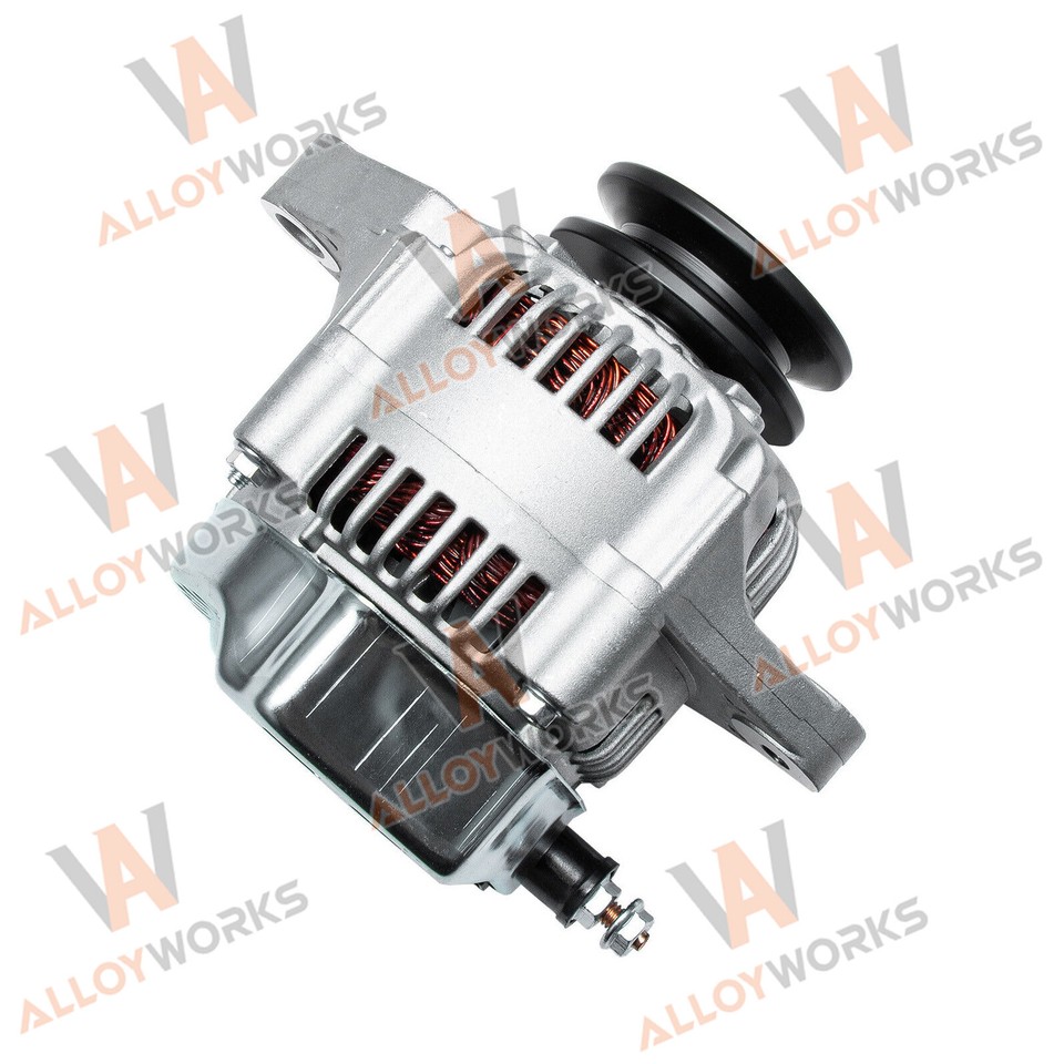 12V 70A Mini Alternator 1 Wire Hook Up FOR Street Rods Hot Rods Race ...