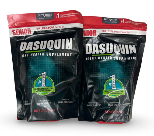 New 2 Dasuquin Senior MSM Joint Health Supplement for Large Dogs 84 ...