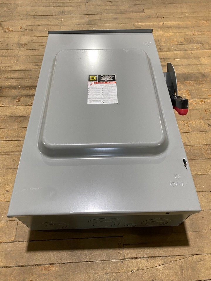 Square D HU364RB Non-Fusible Disconnect Switch 200A 600V AC/DC 3P 3PH ...