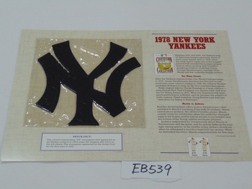 1978 New York Yankees Willabee & Ward COOPERSTOWN MLB Baseball Team ...