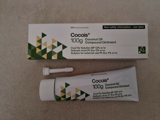 Cocois Ointment Coconut/Coal Tar/Sulphur/Salicylic Acid Scalp Treatment ...