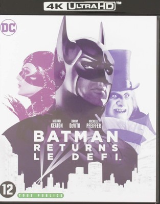 Batman returns (4K UHD Blu-ray) Keaton Michael Devito Danny Pfeiffer ...