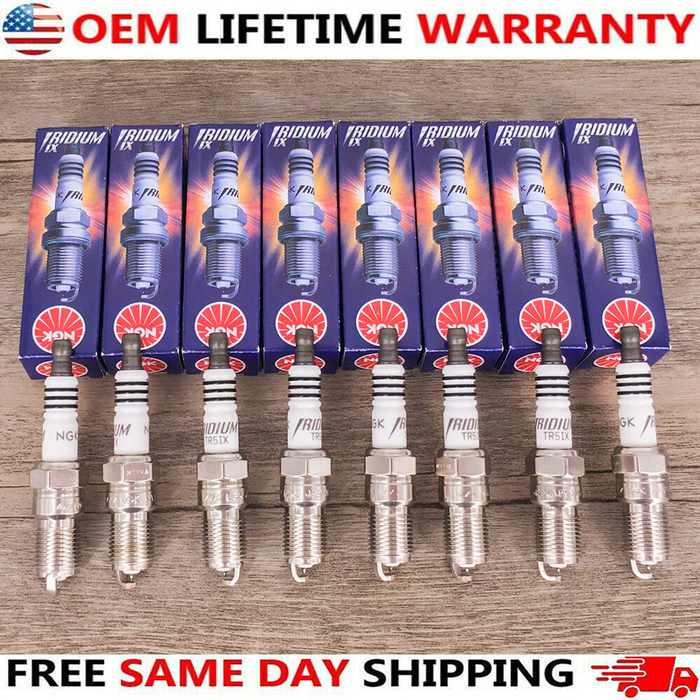 8PCS IRIDIUM IX SPARK PLUGS TR5IX 7397 FOR NGK FORD GM CADILLAC ...