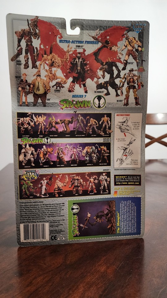 SPAWN The Mangler Big Bad Wolf Action Figure McFarlene Toys 1996 Sealed ...