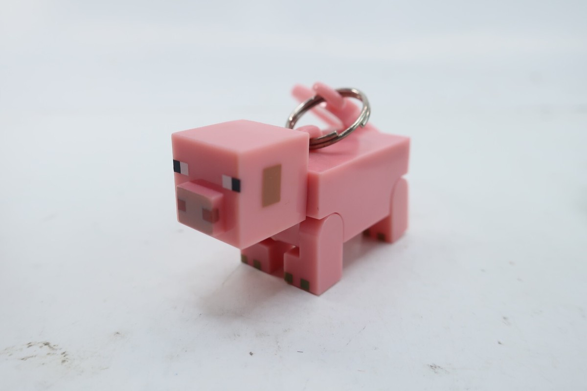 Minecraft Pig Keychain Minecraft Hangers Bag Clip : Series 5 *YOU