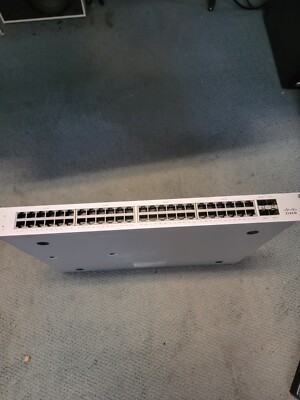 Cisco Meraki MS120-48FP 52 Port 4 SFP 1GbE PoE+ Gigabit Network Switch ...