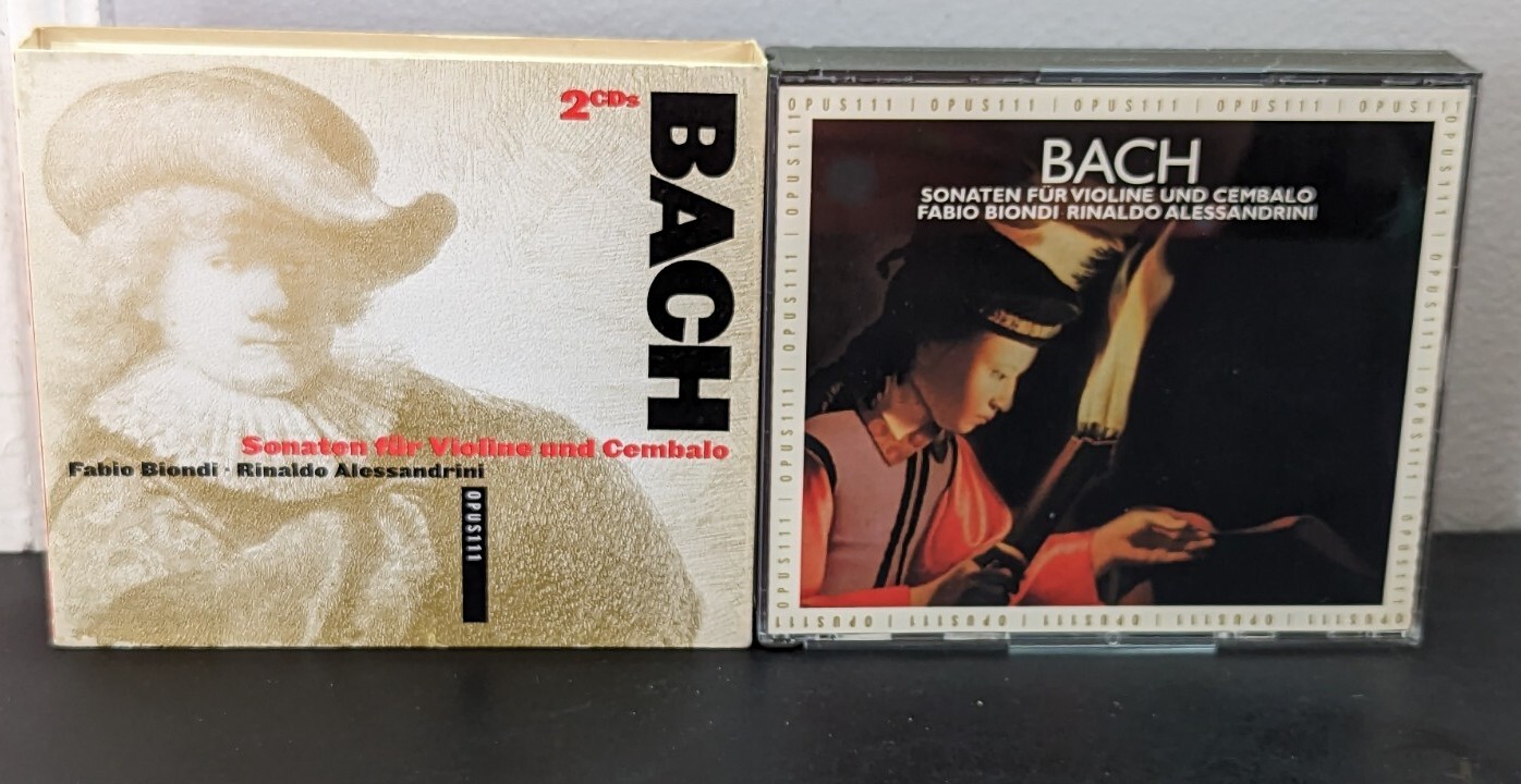 BACH - Sonatas Op 111 Sonaten Für Violine Und Cembalo Bondi ...
