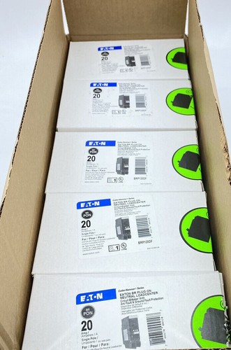 BRP120DF 10 PCS EATON 20 AMP GFCI/AFCI COMBINATION DUAL FUNCTION PLUG ...