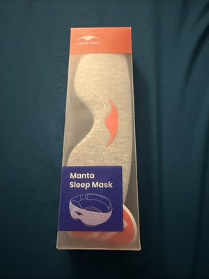 Manta Sleep Mask 100% Light Blocking Eye Mask Zero Pressure Gray new ...