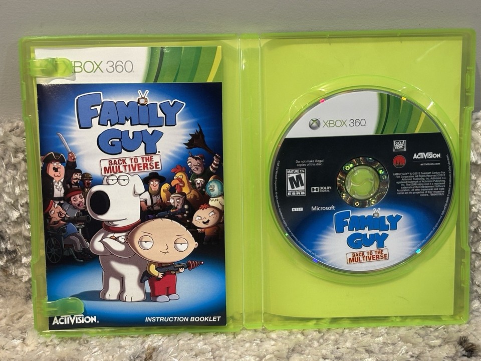 Family Guy: Back to the Multiverse – Xbox 360 – Complete in Box (CIB ...