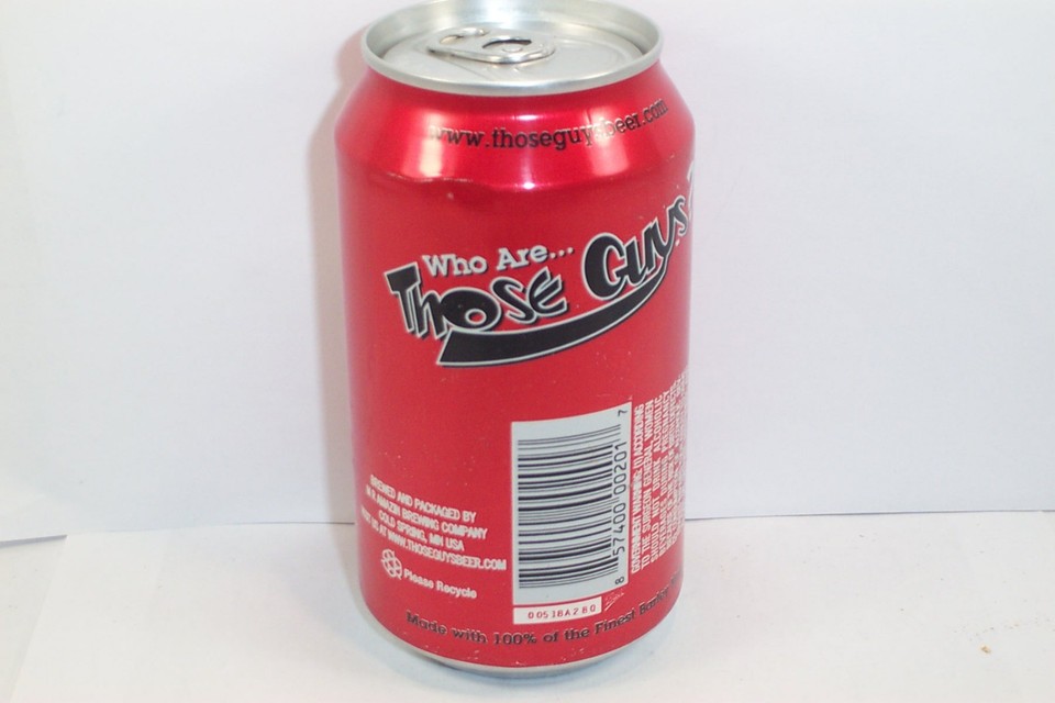 Those Guys Beer Alum M R Amazin Brewing Cold Spring MN Bottom Open | eBay