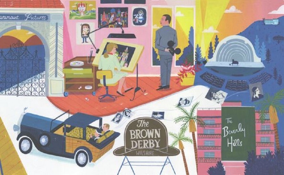 EVENTUALLY EVERYTHING CONNECTS Loris Lora Art Illustration Mid Century Modern | eBay